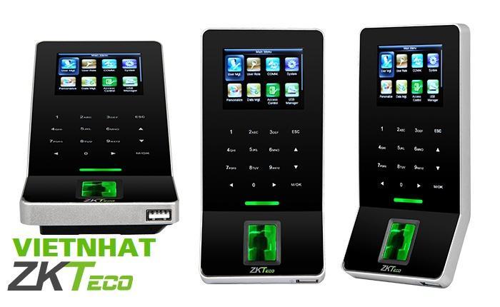 Máy chấm công ZKTeco F22 Chức năng wifi, bàn phím cảm ứng